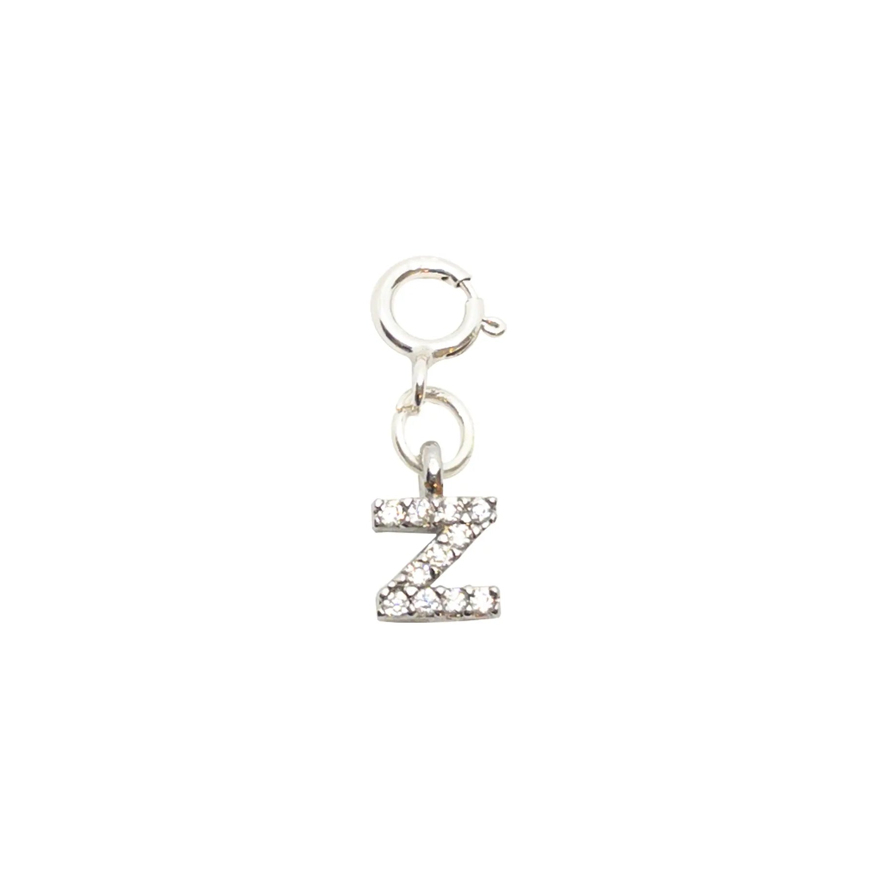 Initial Z - Silver Charm | LaCkore Couture